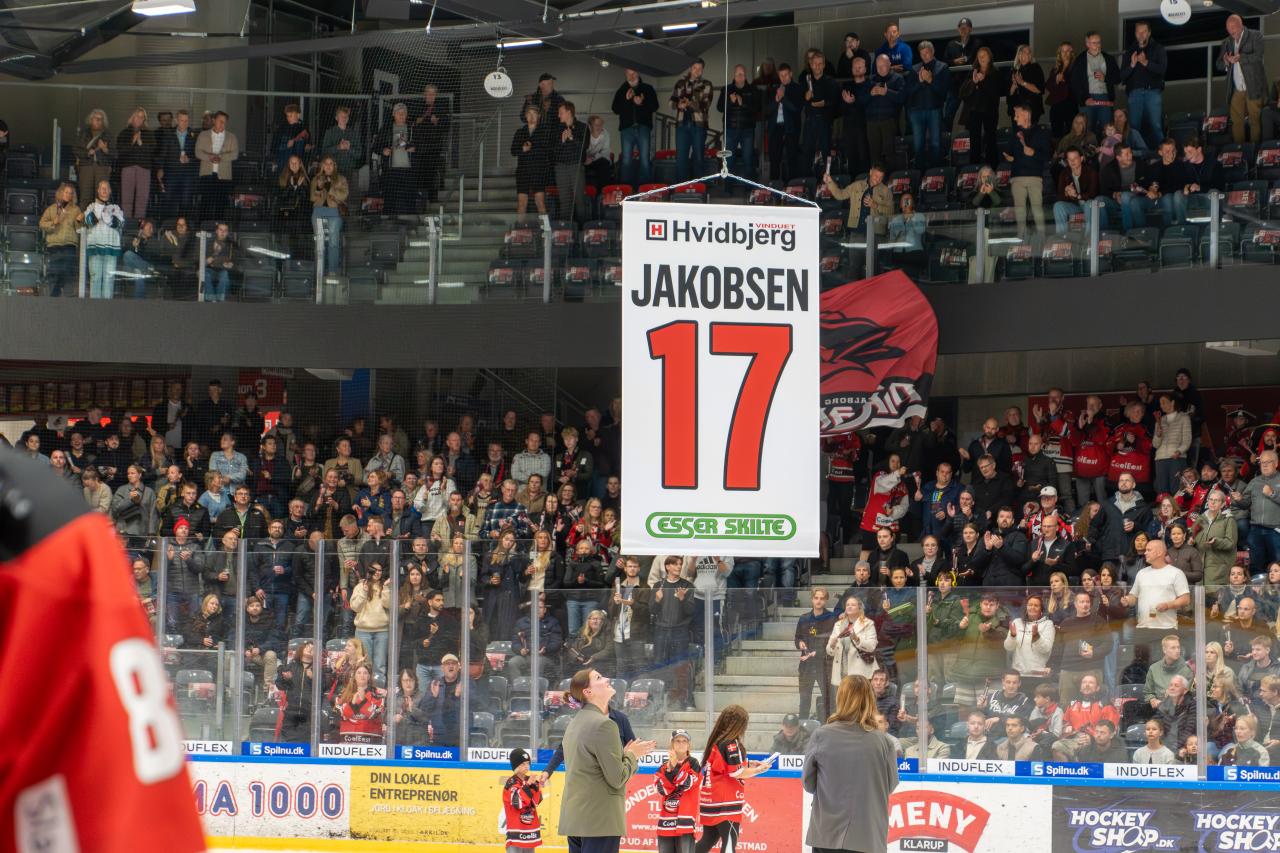 Tidligere Aalborg spiller fik sit nummer fredet