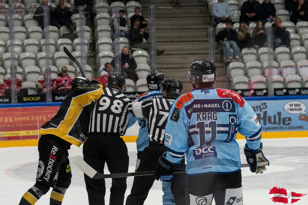 Stats fra opgøret imellem Sønderjyske og Herlev Eagles