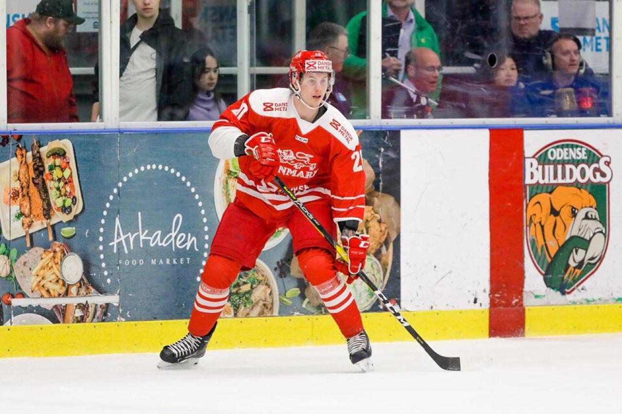 SHL: Nick Olesen scorede på Frederik Dichow